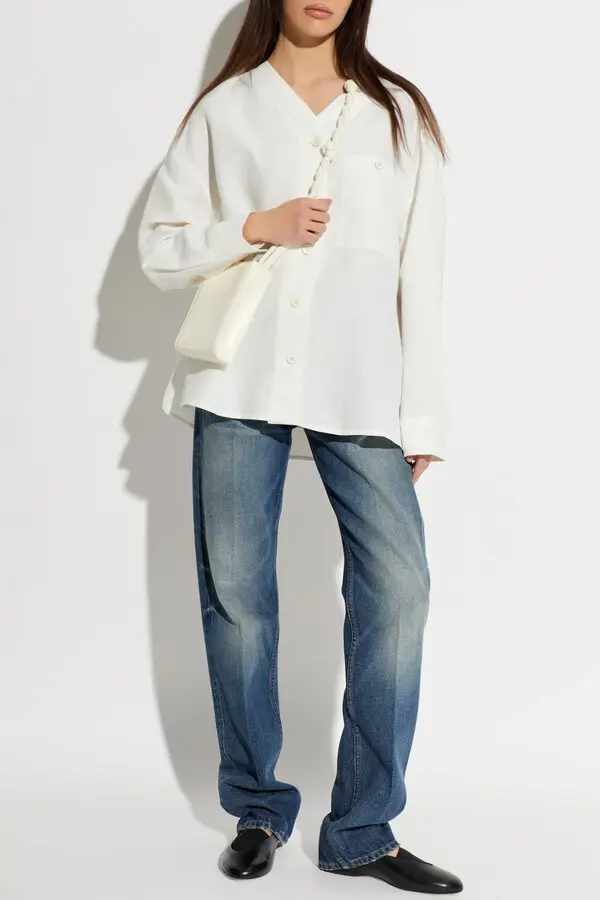 JIL SANDER V-neck Shirt - White