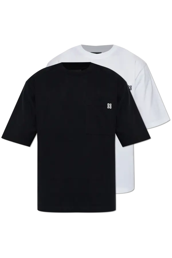 Dsquared2 2-pack Pocket T-shirts - Black