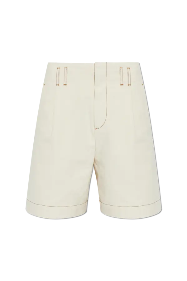 LANVIN Cotton Shorts - Cream