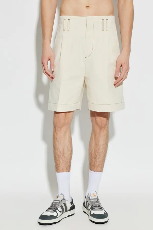 LANVIN Cotton Shorts - Cream