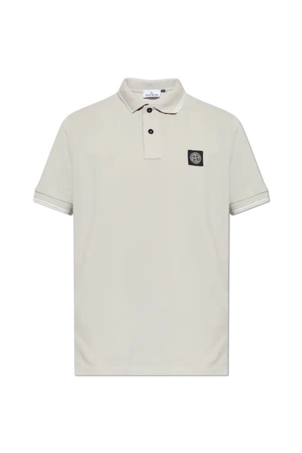 Stone Island Polo With Logo Patch