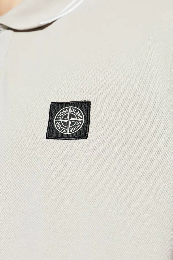 Stone Island Polo With Logo Patch