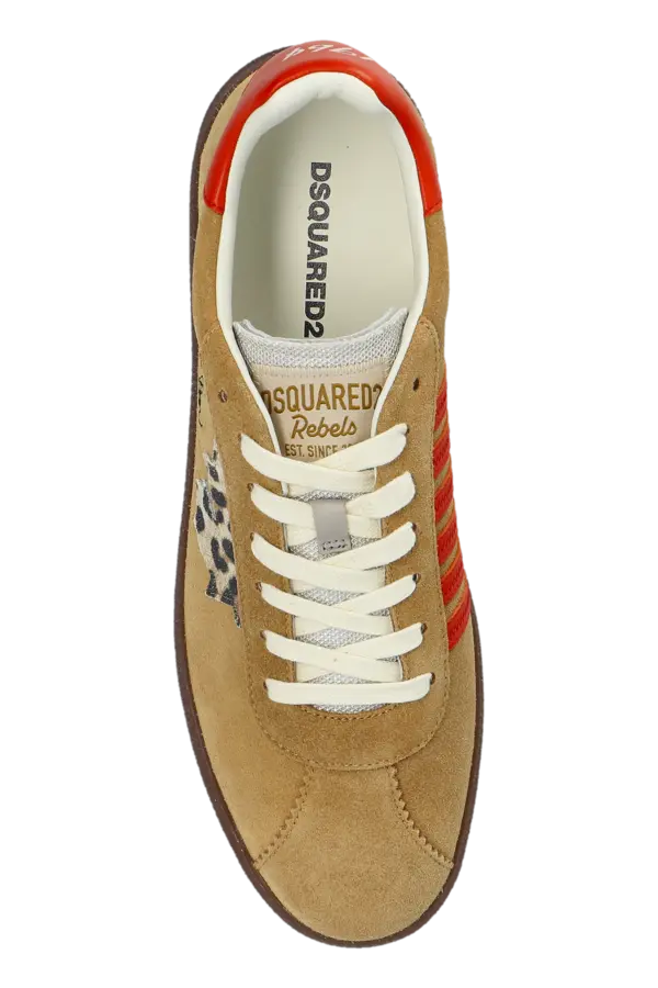 Dsquared2 Rebel Low-top Sneakers - Beige