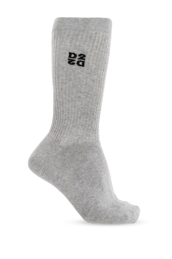 Dsquared2 Logo Socks - Grey