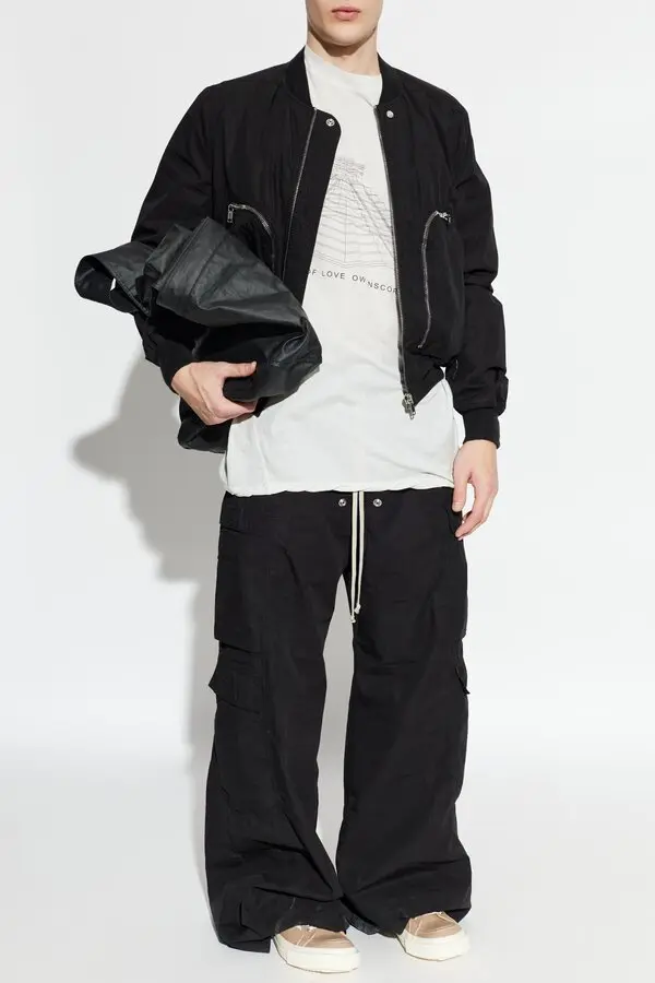 Rick Owens T-shirt With Print - Grey