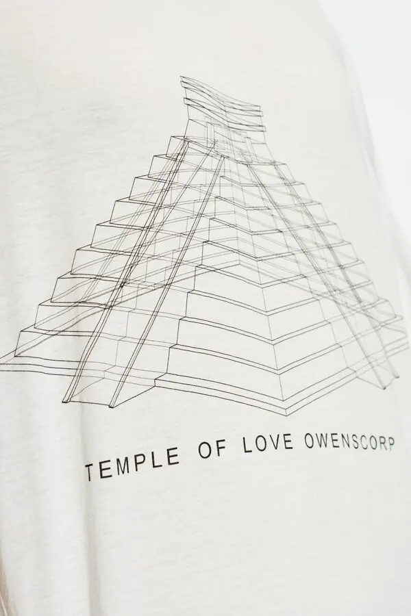 Rick Owens T-shirt With Print - Grey