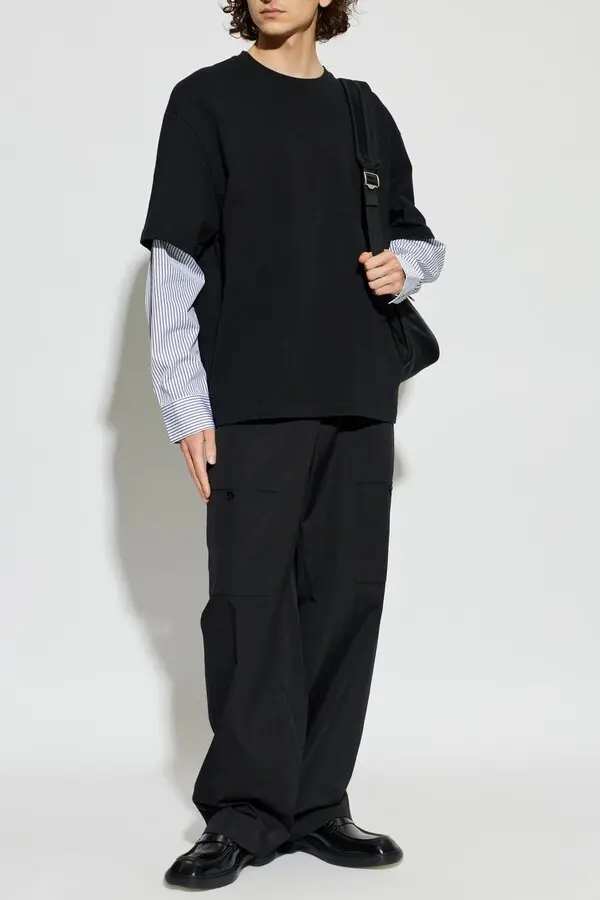 JIL SANDER Cargo Trousers - Black