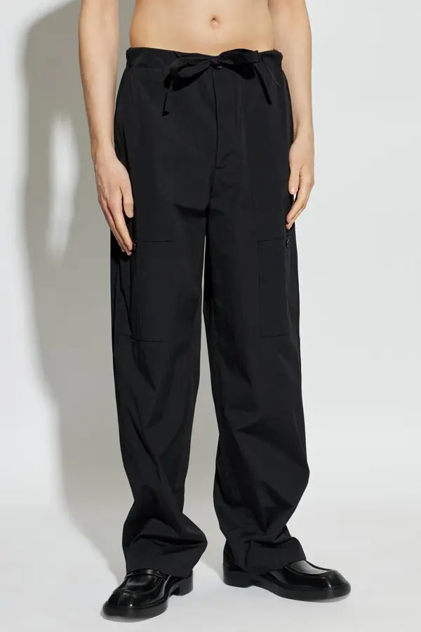 JIL SANDER Cargo Trousers - Black