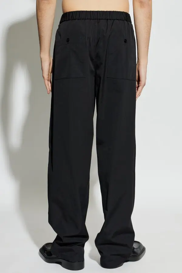JIL SANDER Cargo Trousers - Black