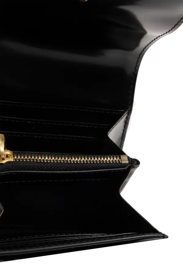 AMI Paris Leather Wallet - Black