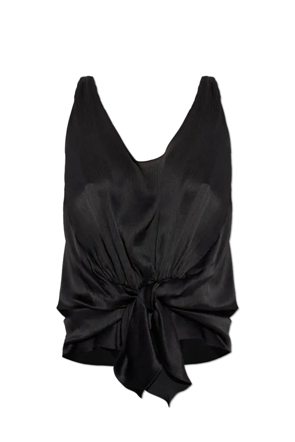 JW Anderson Silk Camisole Top - Black