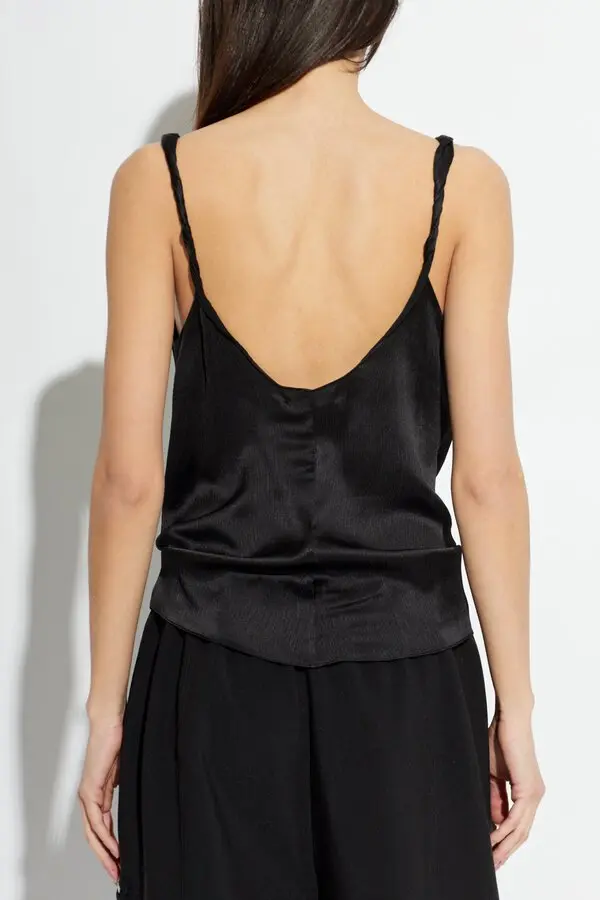 JW Anderson Silk Camisole Top - Black