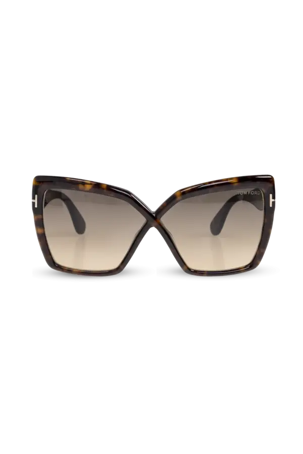 TOM FORD Oversized Square Frame Sunglasses - Brown