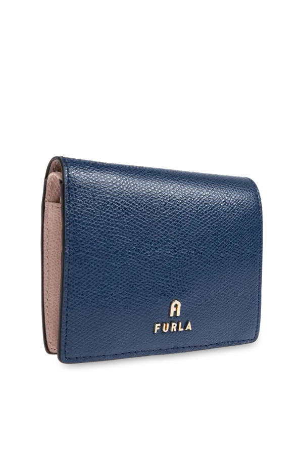 Furla Wallet With Logo - Navy Blue