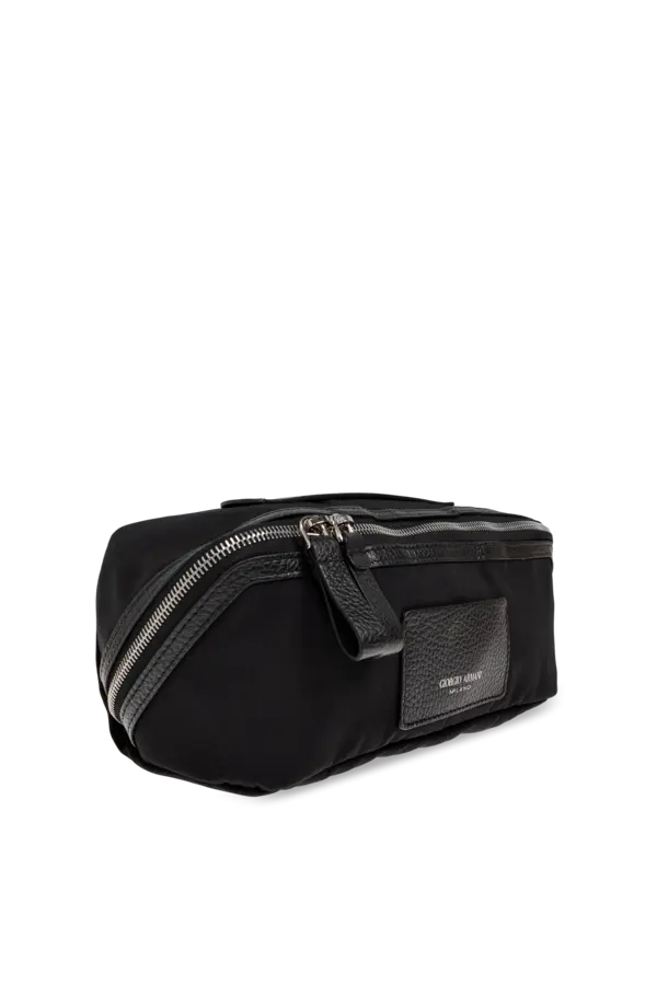 Giorgio Armani Cosmetic Bag With Logo Patch
