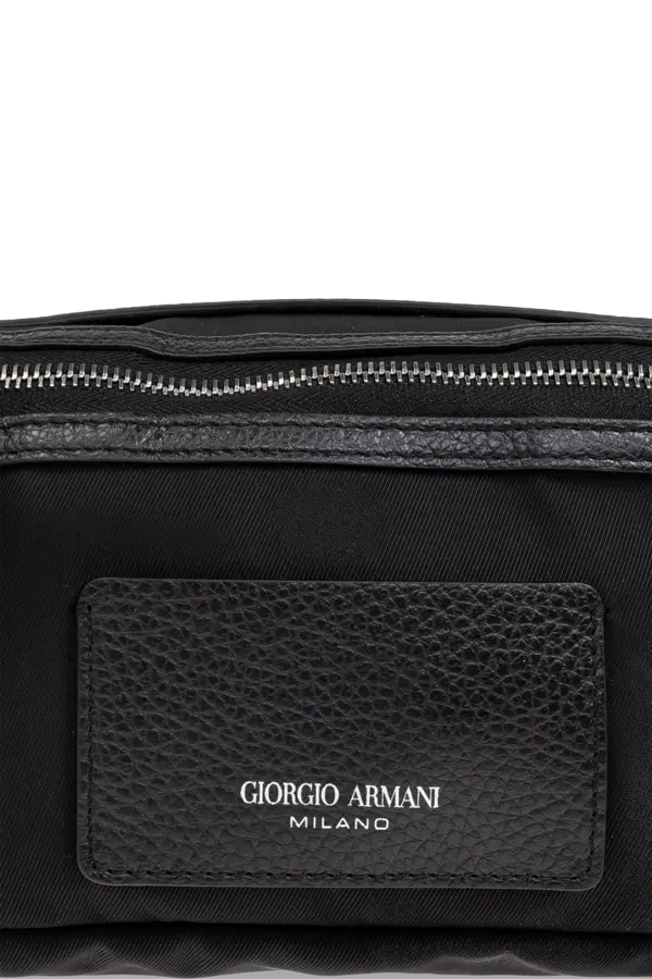 Giorgio Armani Cosmetic Bag With Logo Patch