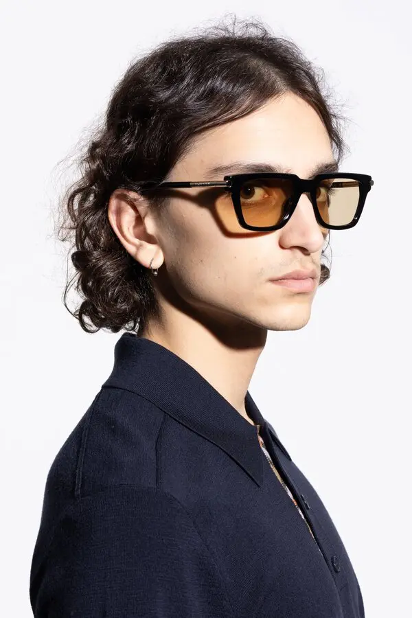 Alexander McQueen Square Frame Sunglasses - Black