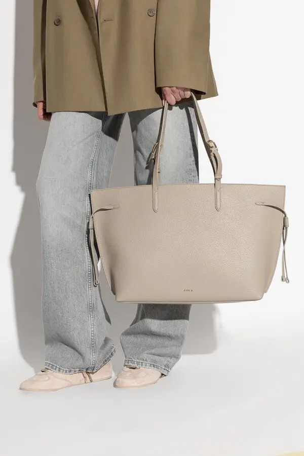 Furla Ava Large Shopper Bag - Grey