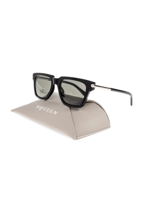 Alexander McQueen Rectangular Sunglasses - Black