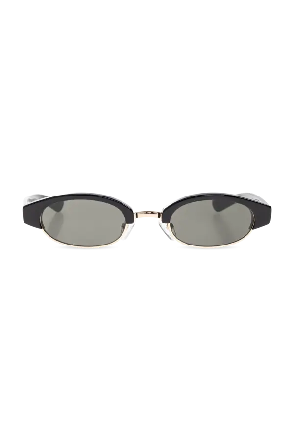 Alexander McQueen Oval Sunglasses - Black