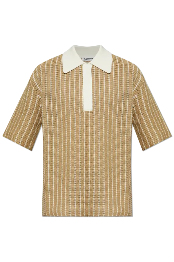 JIL SANDER Cotton Polo - Beige