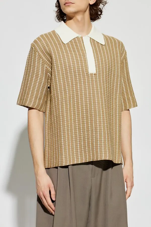 JIL SANDER Cotton Polo - Beige