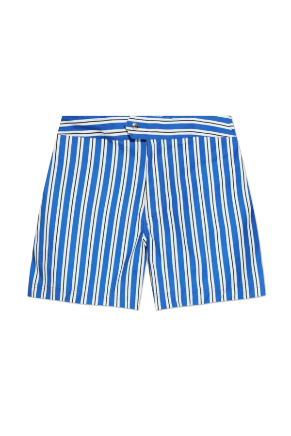 TOM FORD Striped Swim Shorts - Blue