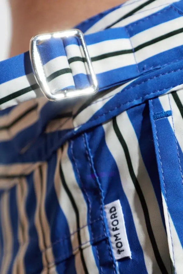TOM FORD Striped Swim Shorts