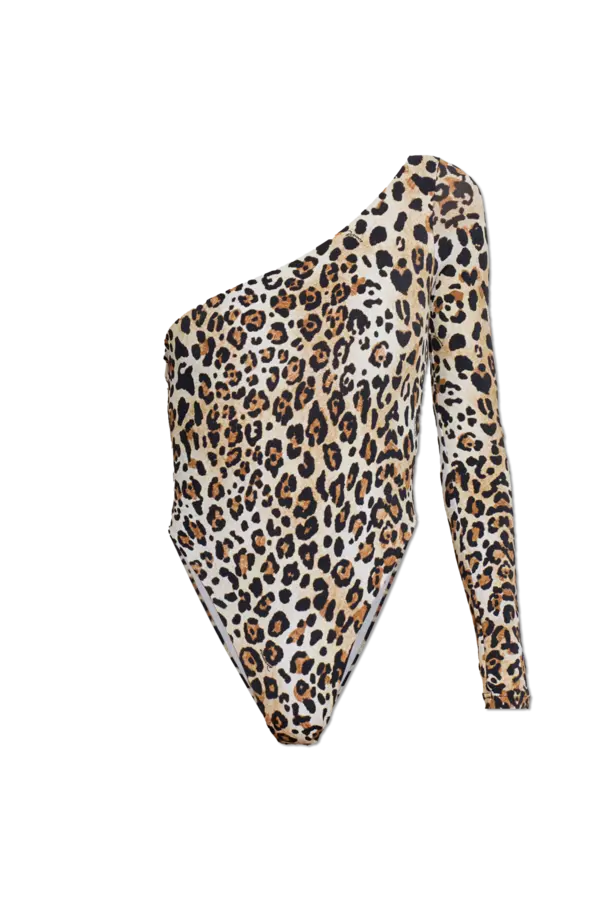 Dsquared2 Animal Print One-piece Swimsuit - Brown