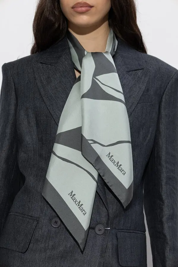 Max Mara Scarf "carre - Green
