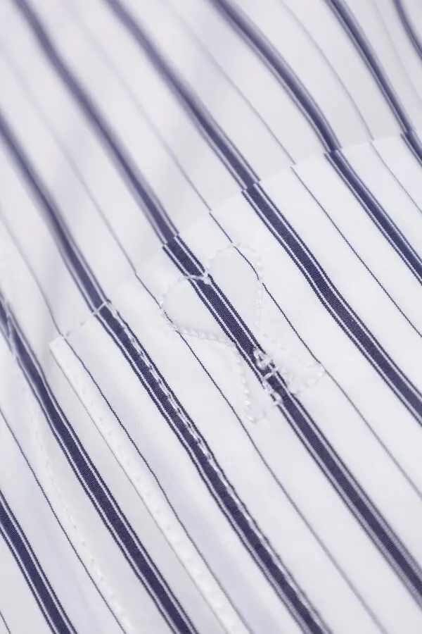 AMI Paris Striped Shirt - White