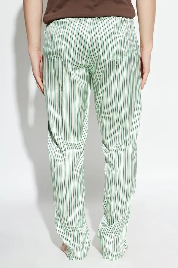 TOM FORD Silk Pajama Bottoms - Green