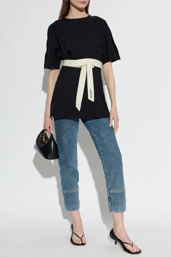 LANVIN Top With Waist Belt