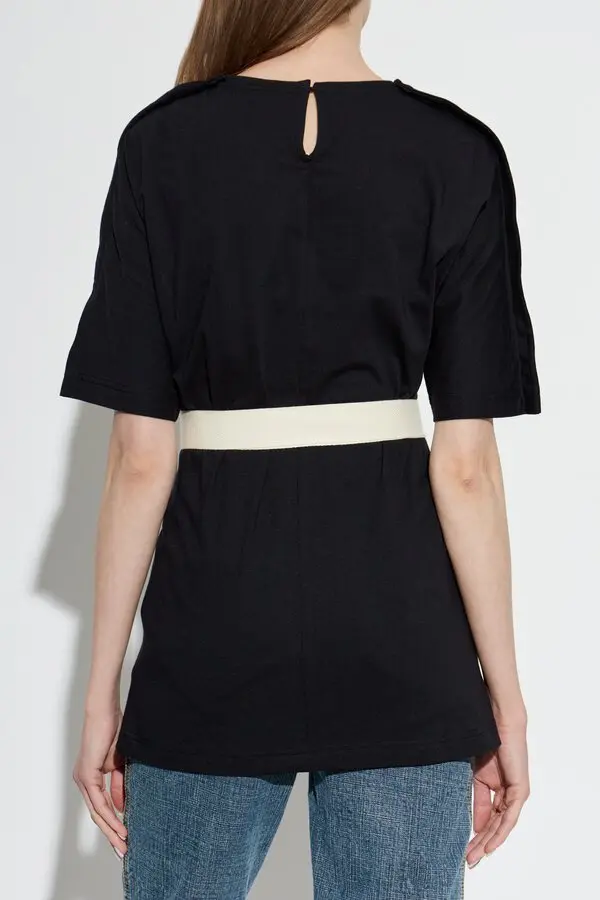 LANVIN Top With Waist Belt
