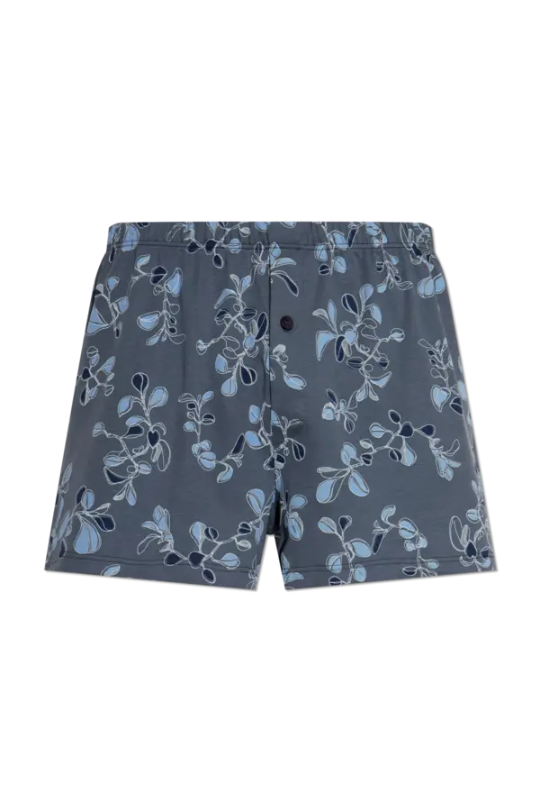 Hanro Patterned Boxers - Grey