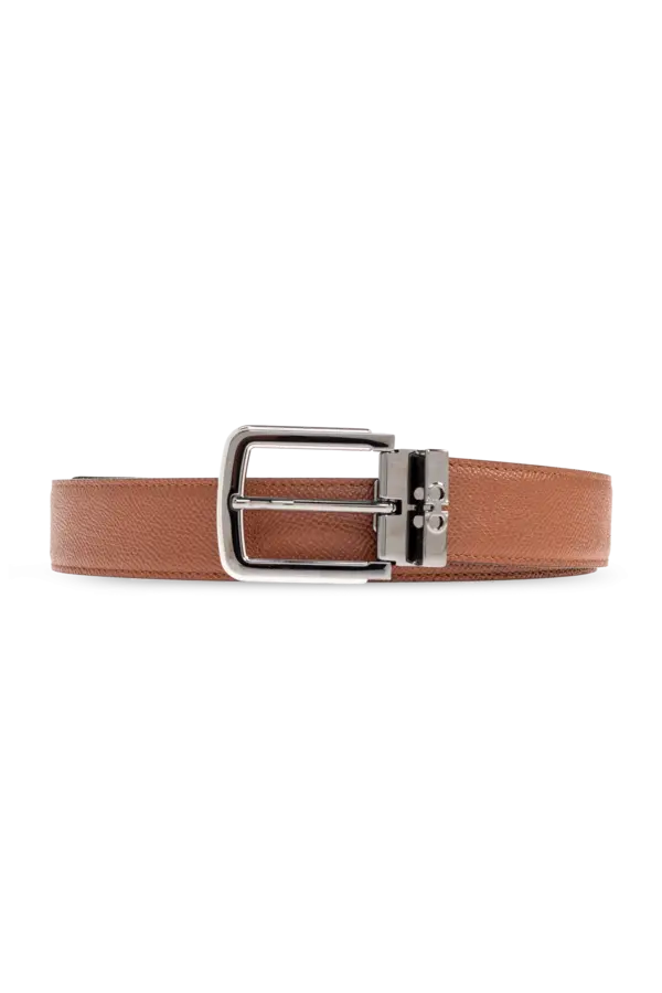 FERRAGAMO Double-sided Belt - Brown