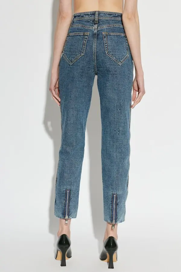 LANVIN Jeans With Sewn-in Zippers