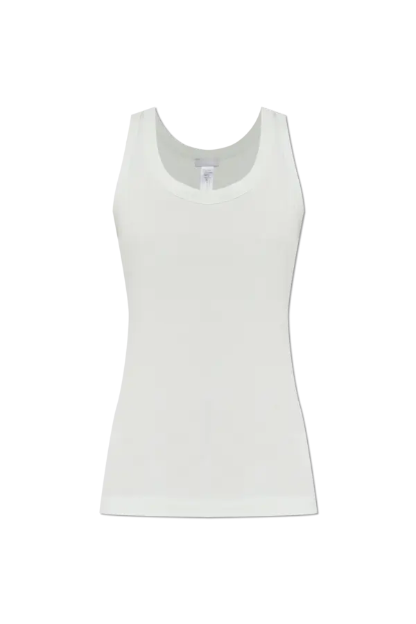 Hanro Ribbed Tank Top - Green
