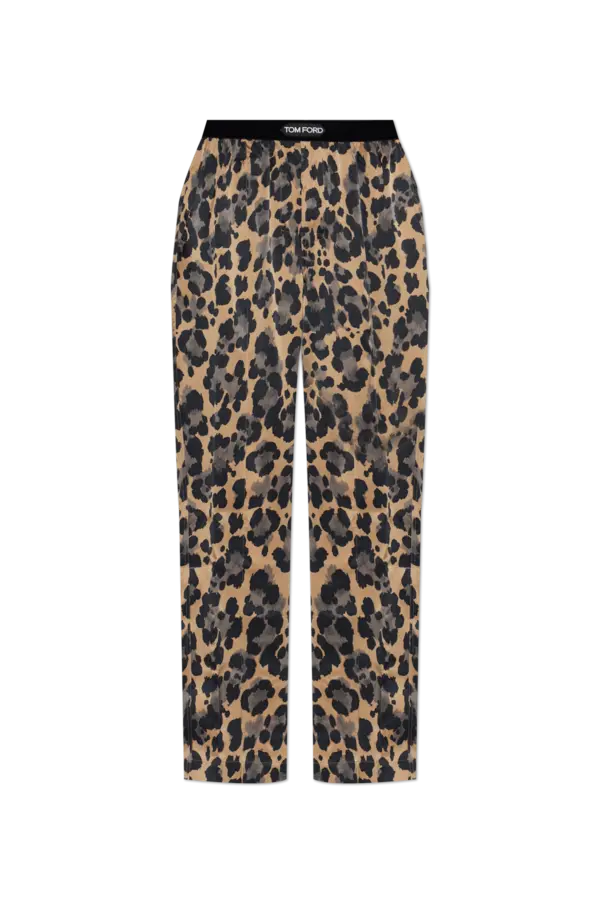 TOM FORD Silk Pajama Bottoms - Brown