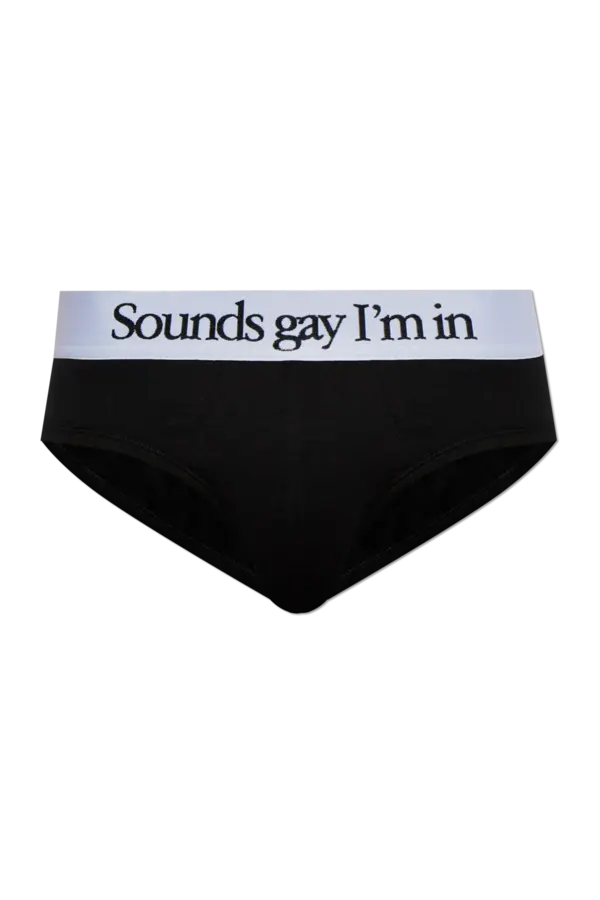 CARNE BOLLENTE Cotton Briefs - Black