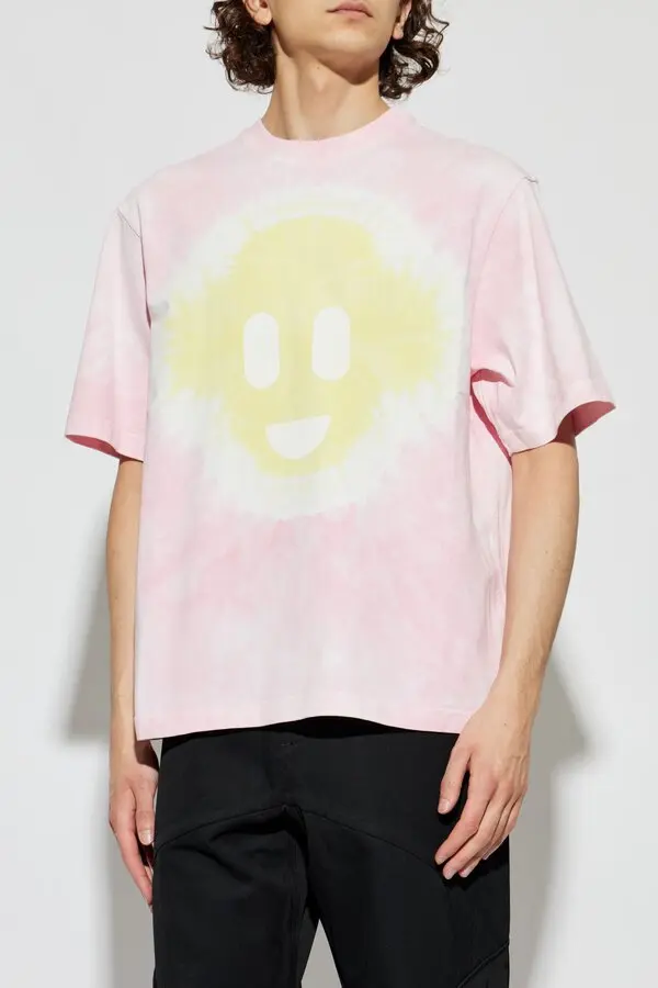 Casablanca T-shirt With Print - Pink