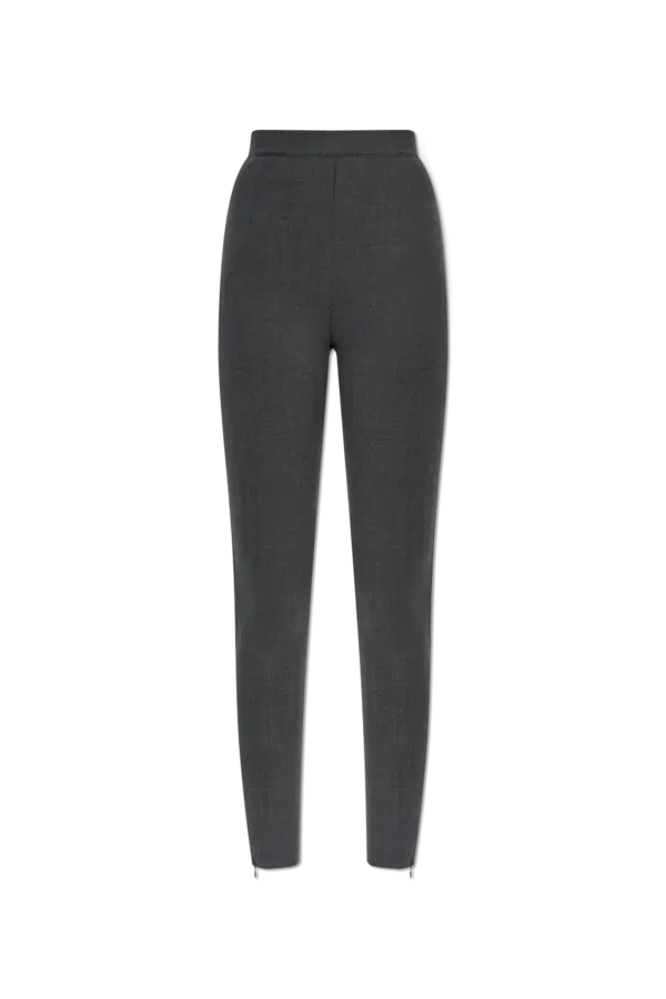 JIL SANDER Wool Trousers With Zippered Legs