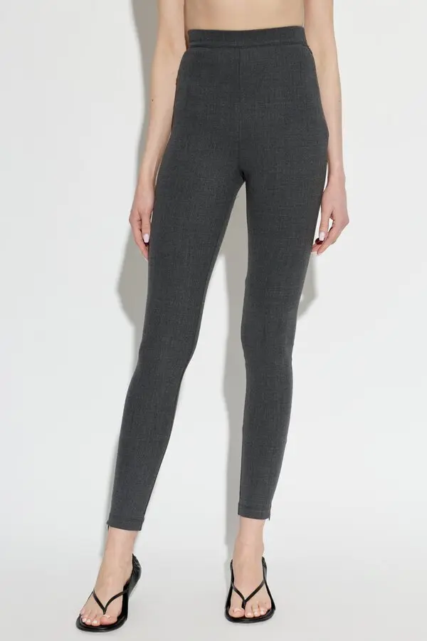 JIL SANDER Wool Trousers With Zippered Legs