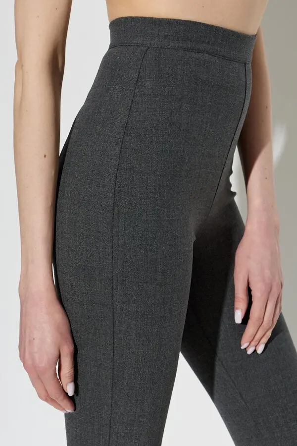 JIL SANDER Wool Trousers With Zippered Legs