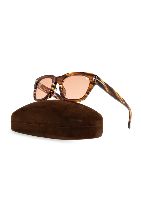 TOM FORD Rectangle Sunglasses - Brown