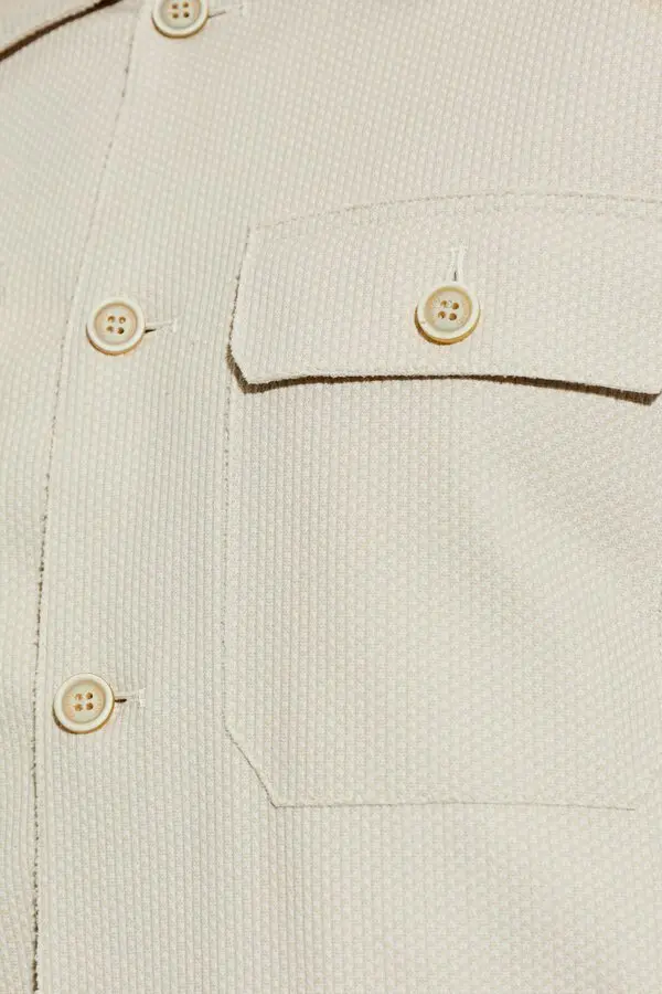 Eleventy Pocket Shirt - Cream
