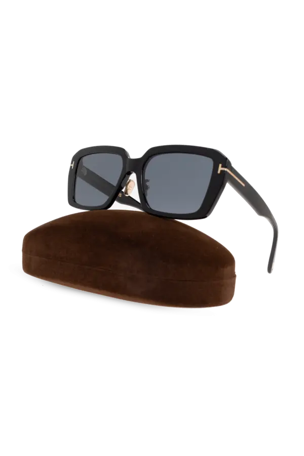 TOM FORD Sunglasses With Gold Tone Logo