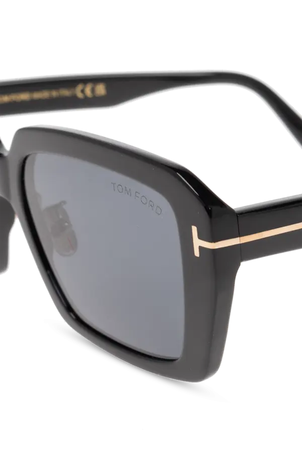TOM FORD Sunglasses With Gold Tone Logo