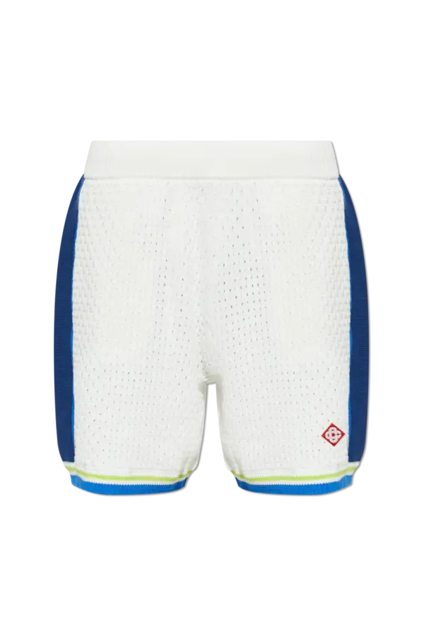 Casablanca Logo Shorts - White