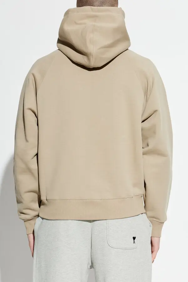 AMI Paris Oversized Sweatshirt - Beige